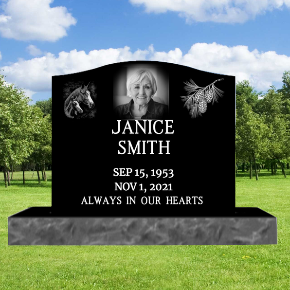 Black Granite Headstones | Legacy Headstones
