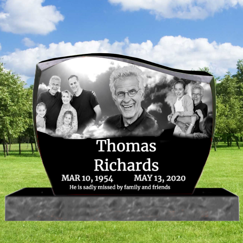 French Curve Headstone | Legacy Headstones